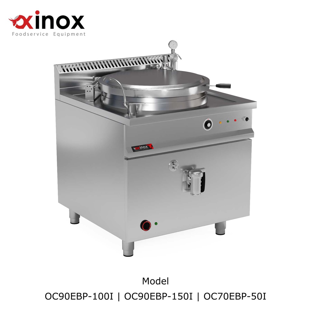 Electric Indirect Heated Boiling Pan 150 L | My Website